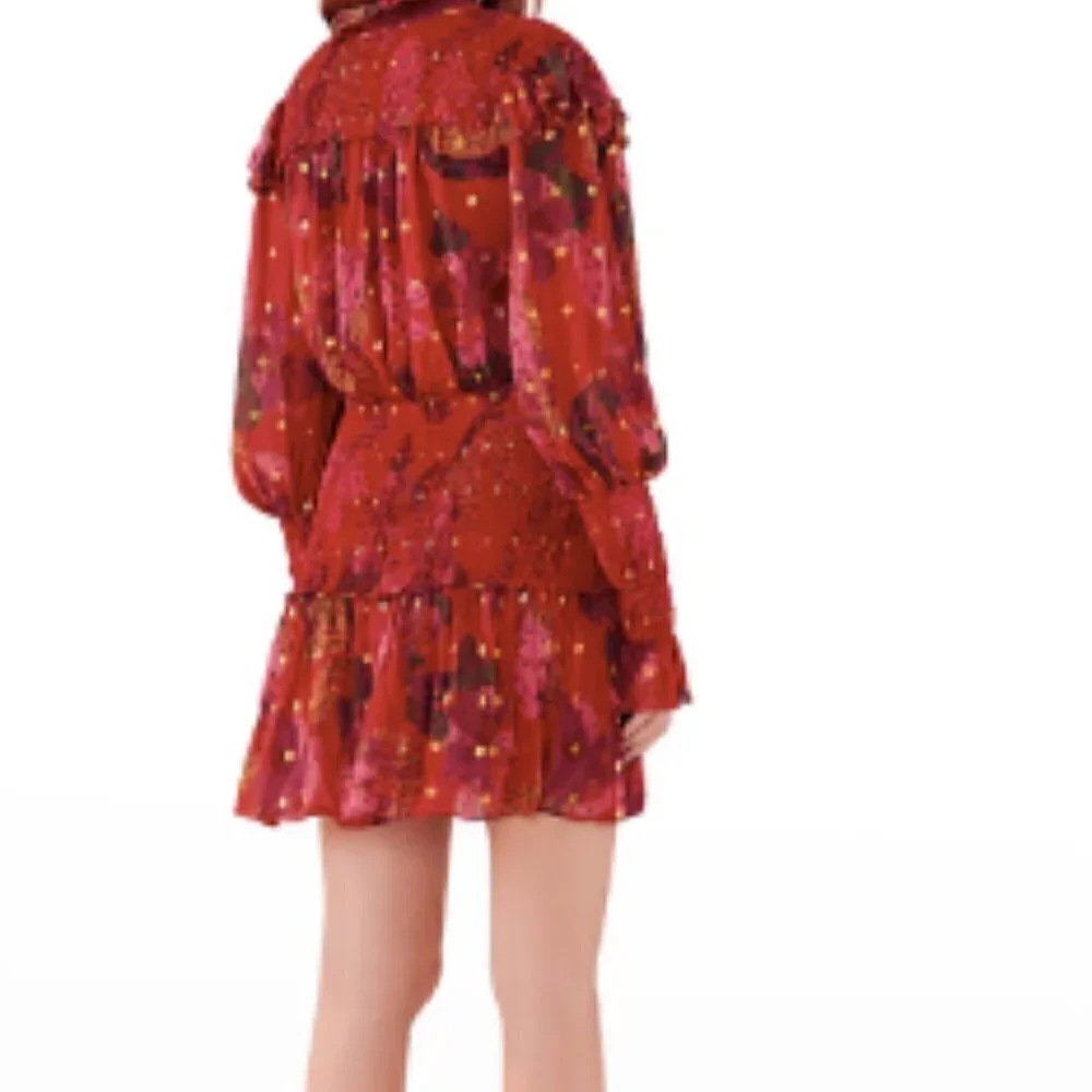 FARM Rio | Dresses | New Farm Rio Banana Flowers Smocked Mini Dress ...